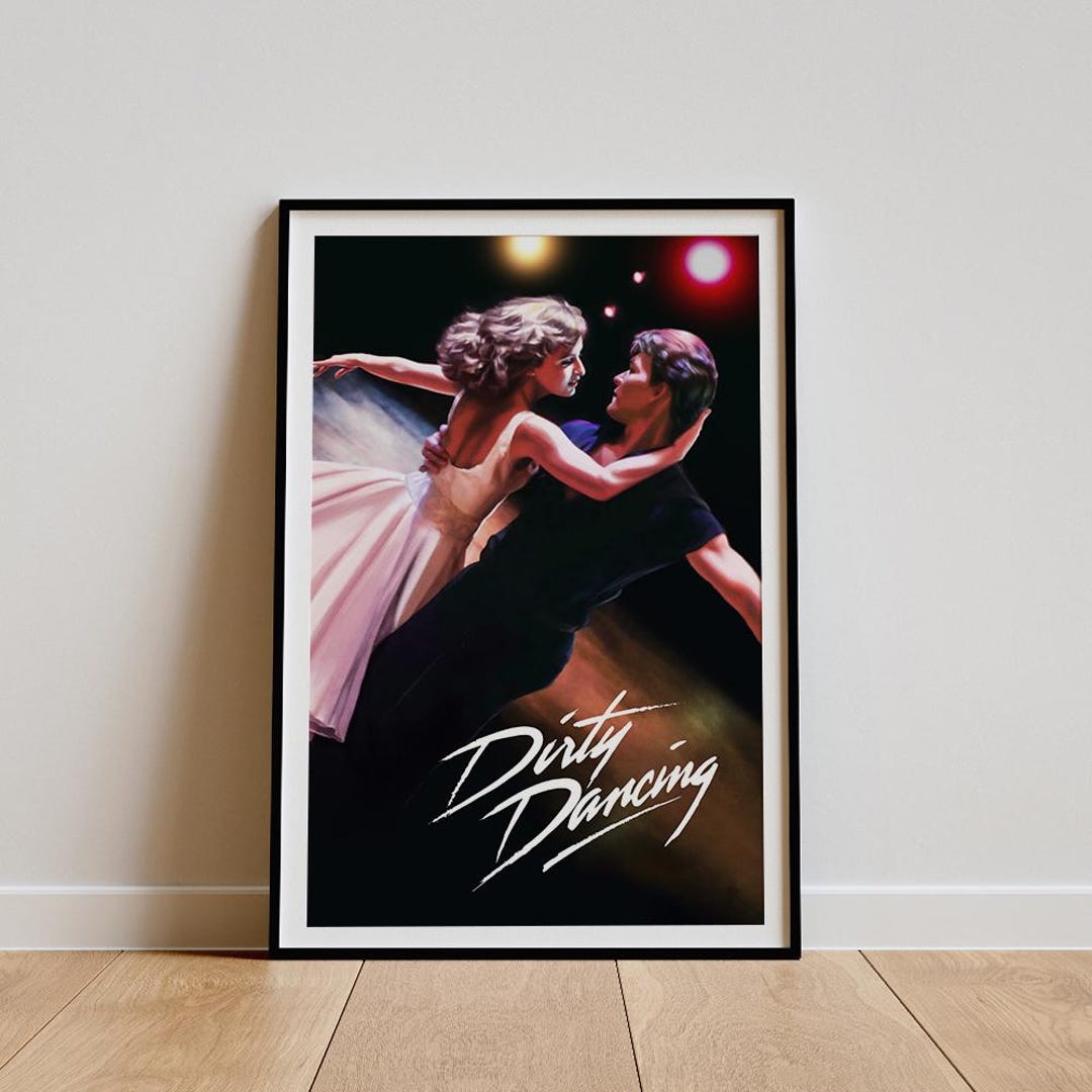 Dirty Dancing (1987) Movie Poster, Classic Movie Wall Art, Vintage Art ...