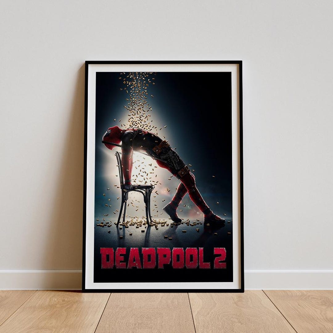 Deadpool 2 (2018) Movie Poster, Classic Movie Wall Art, Vintage Art ...