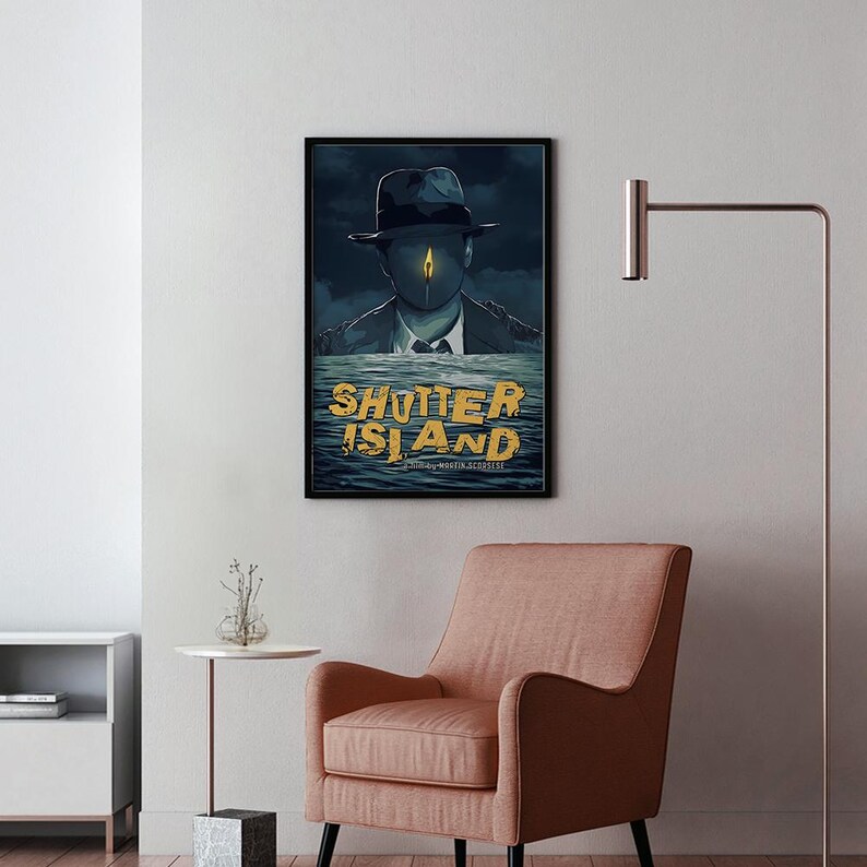Shutter Island Movie Poster, Classic Movie Wall Art, Vintage Art Print ...