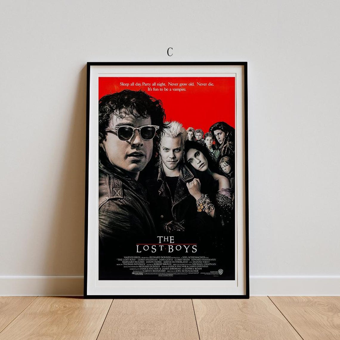 The Lost Boys (1987) Movie Poster, Classic Movie Wall Art, Vintage Art ...