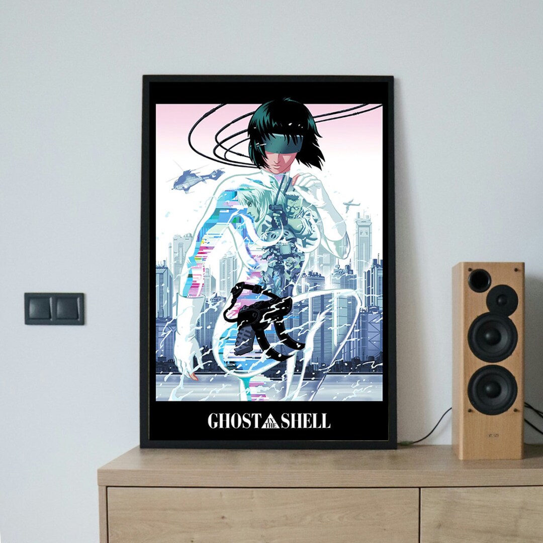 Ghost in the Shell Movie Poster, Classic Movie Wall Art, Vintage Art ...