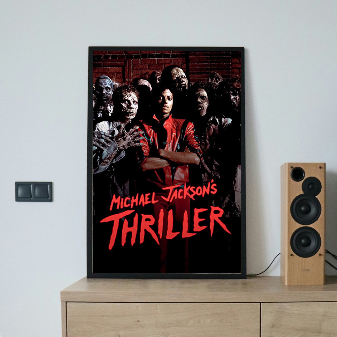 Michael Jackson's Thriller Movie Poster, Classic Movie Wall Art ...