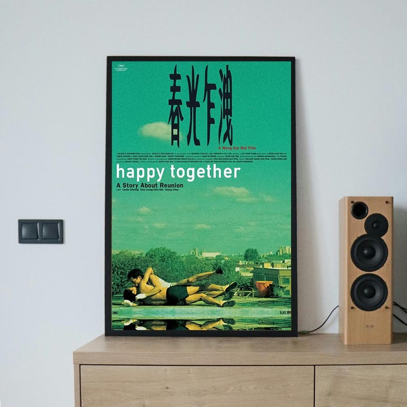 Happy Together (1997) Movie Poster, Classic Movie Wall Art, Vintage Art ...