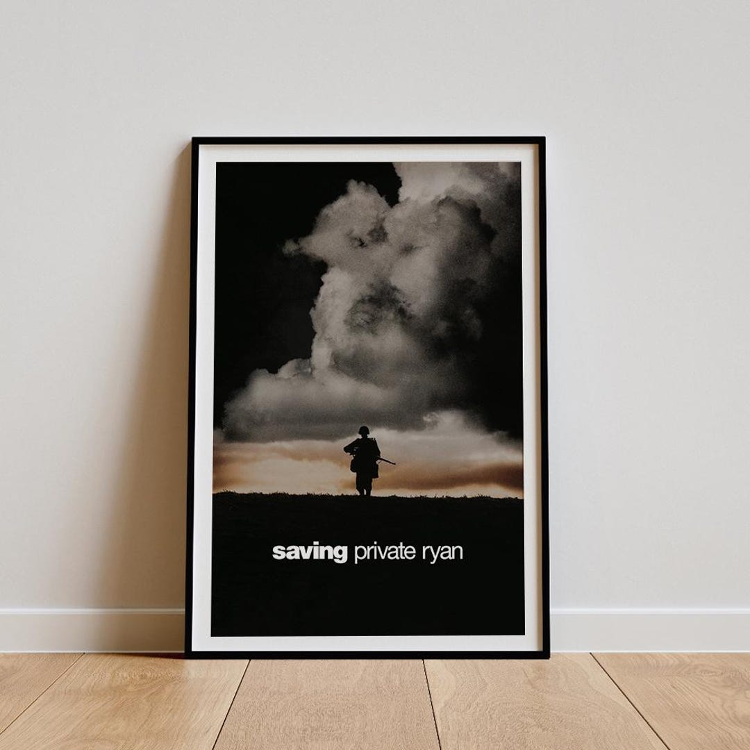 Saving Private Ryan (1998) Movie Poster, Classic Movie Wall Art ...