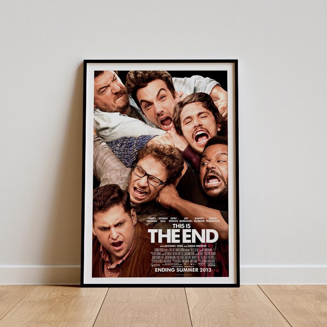 This is the End Movie Poster, Classic Movie Wall Art, Vintage Art Print ...