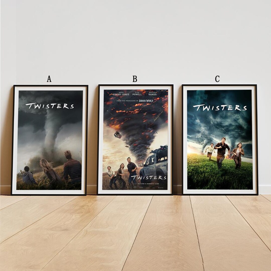 Twisters Movie Poster, Classic Movie Wall Art, Vintage Art Print, Home ...