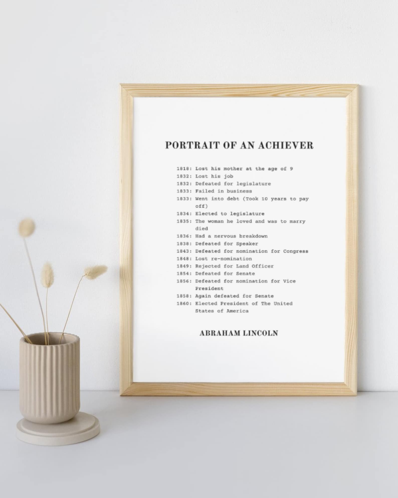 Abraham Lincoln: Portrait of an Achiever | Abraham Lincoln Success ...