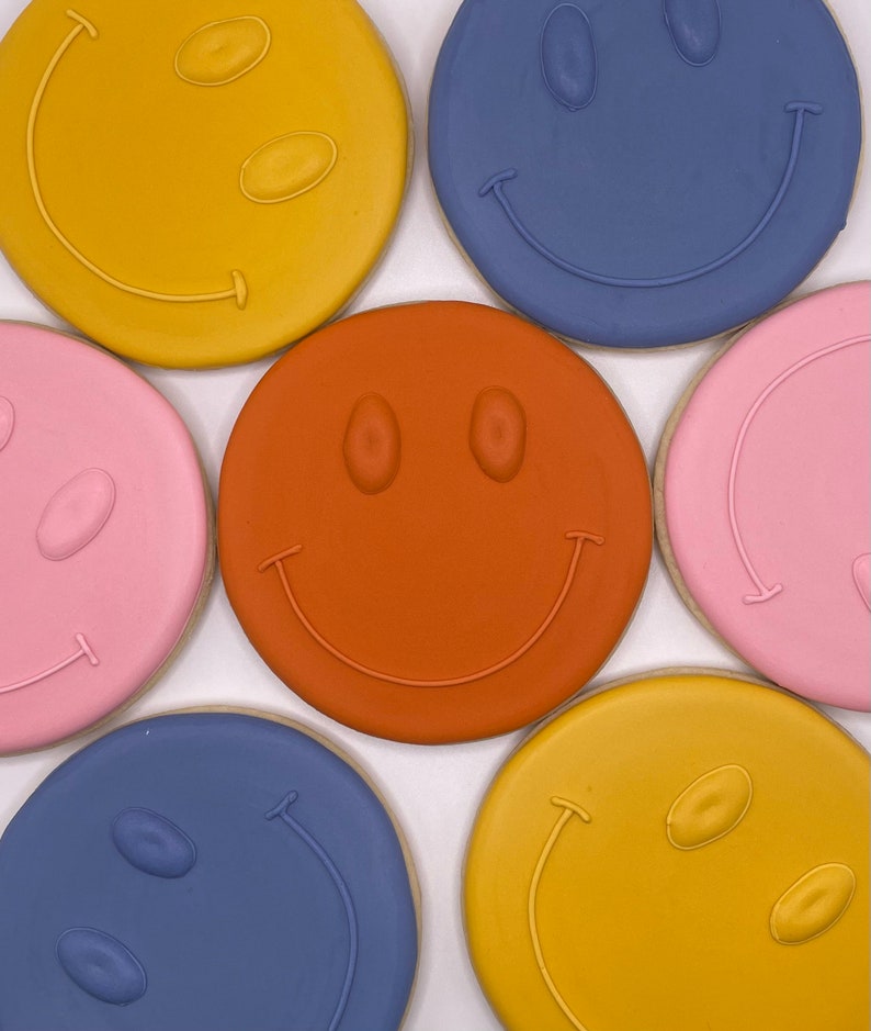 Smiley Sugar Cookies - Etsy