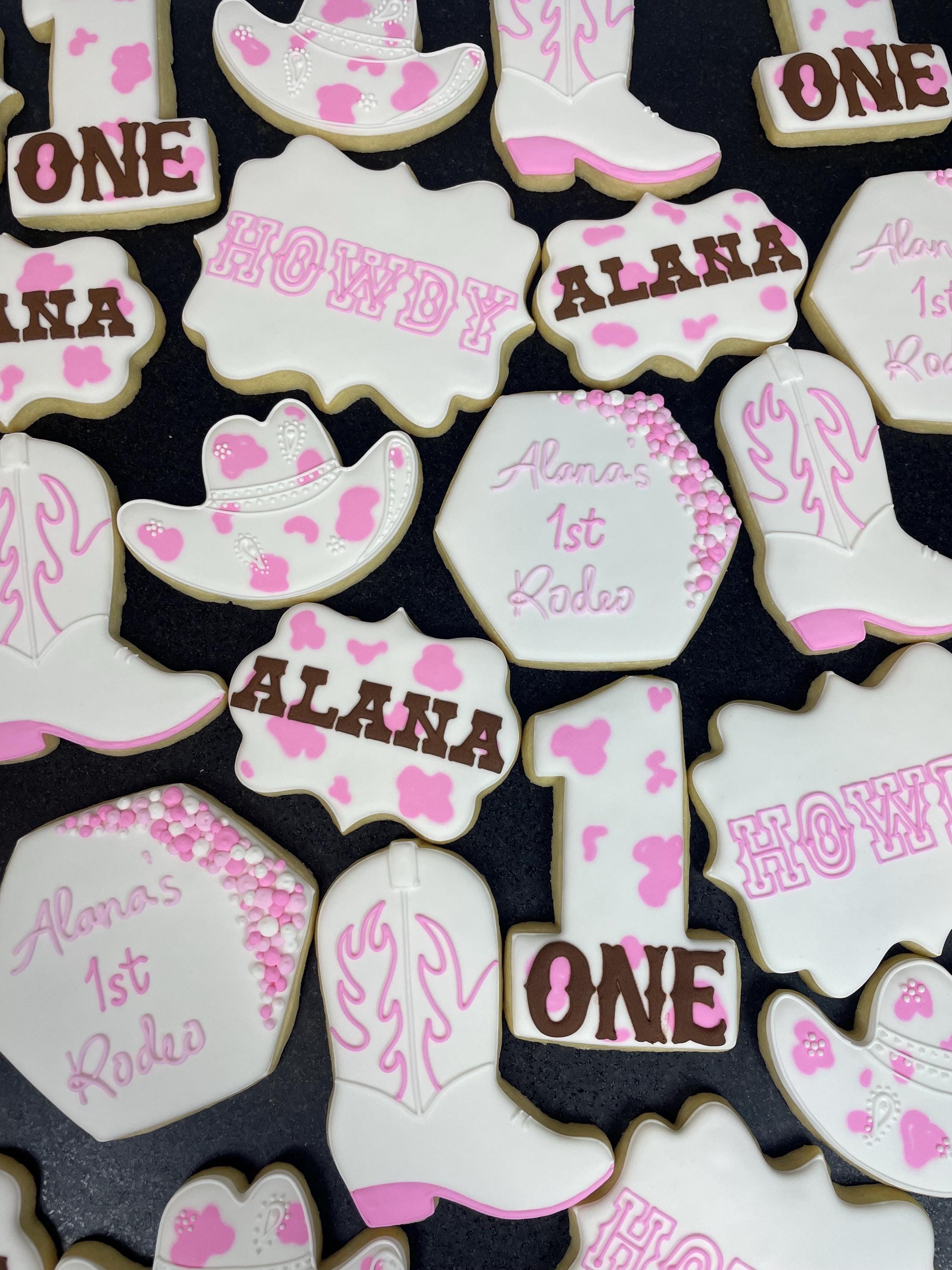 Western Themed Birthday Cookies - Etsy