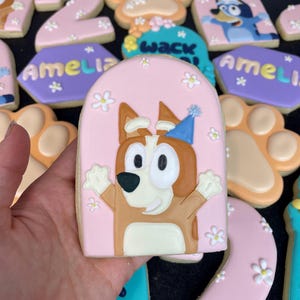 Bluey Character Cookies - Etsy