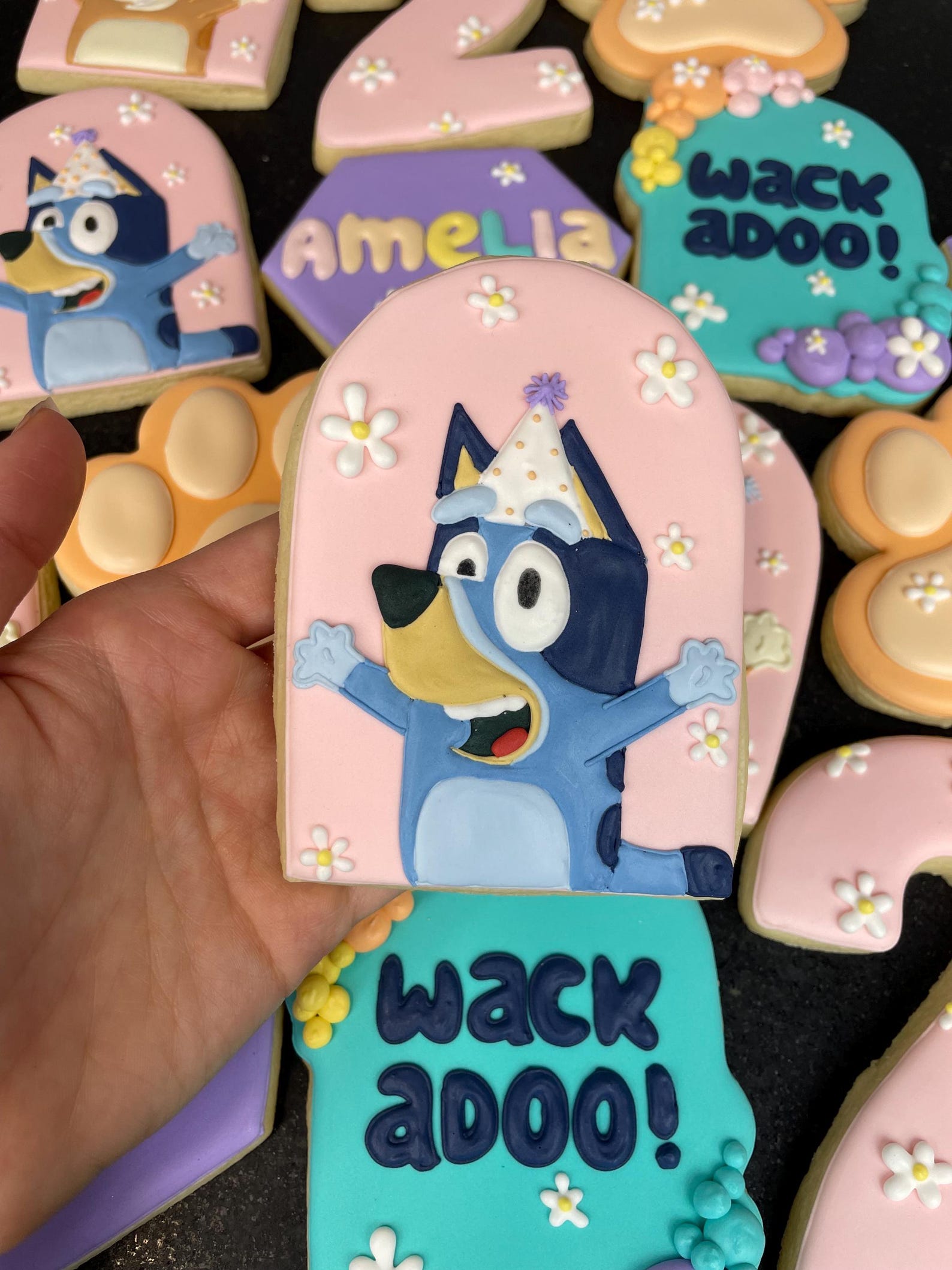 Bluey Character Cookies - Etsy