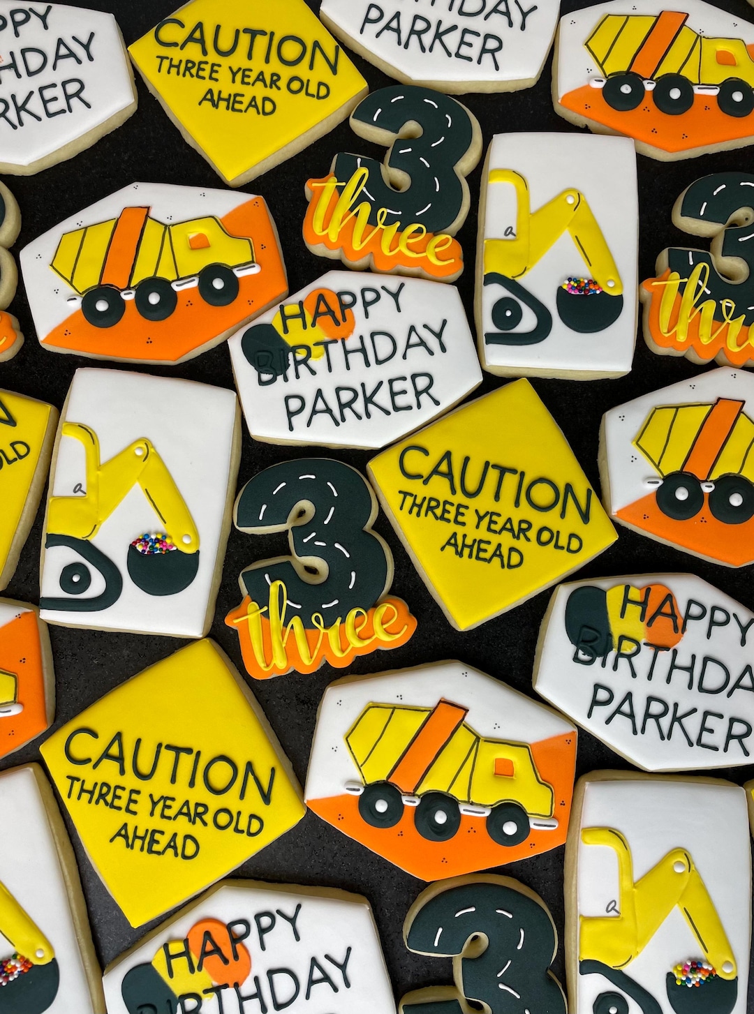 Construction Themed Sugar Cookies - Etsy