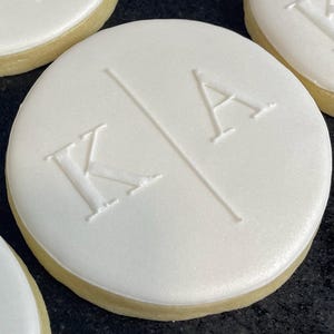 Personalized Monagram Wedding Cookies - Etsy