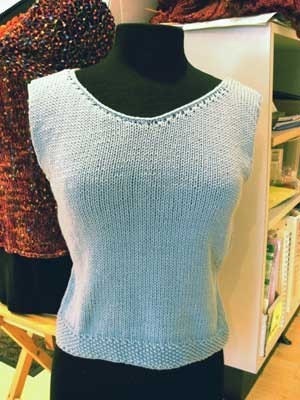 Easy V-neck Sleeveless Shell - Two Yarn Weights - Customizable! - PDF ...
