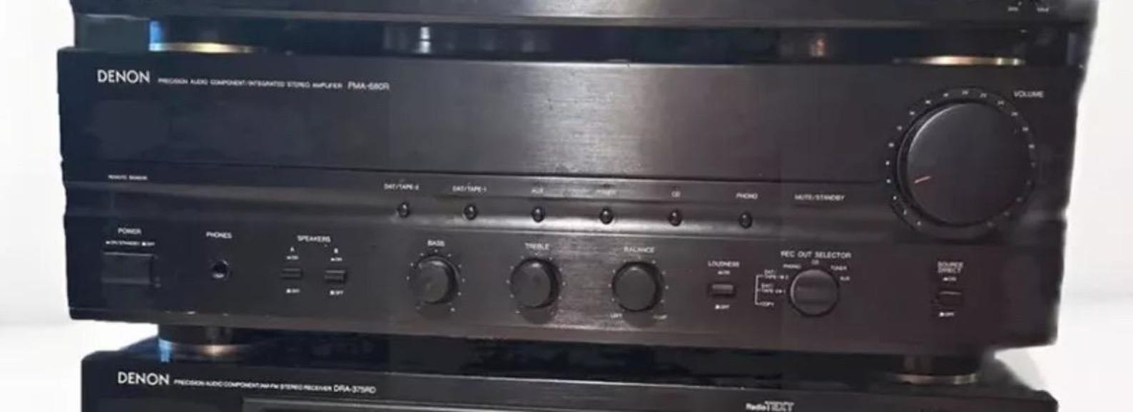 Vintage High Power Extremely Rare DENON Component System PMA-680R ...