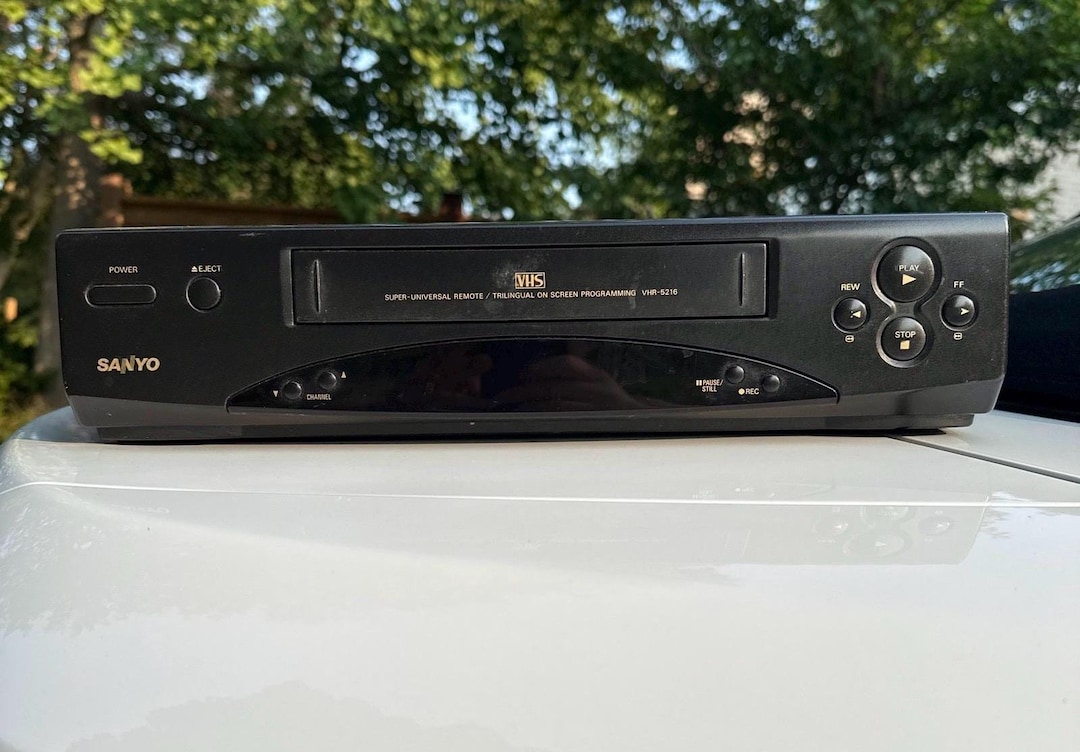 Sanyo Vcr VHR-H5216 Hi-fi Da4 Head No Remote TESTED WORKING Very Rare ...