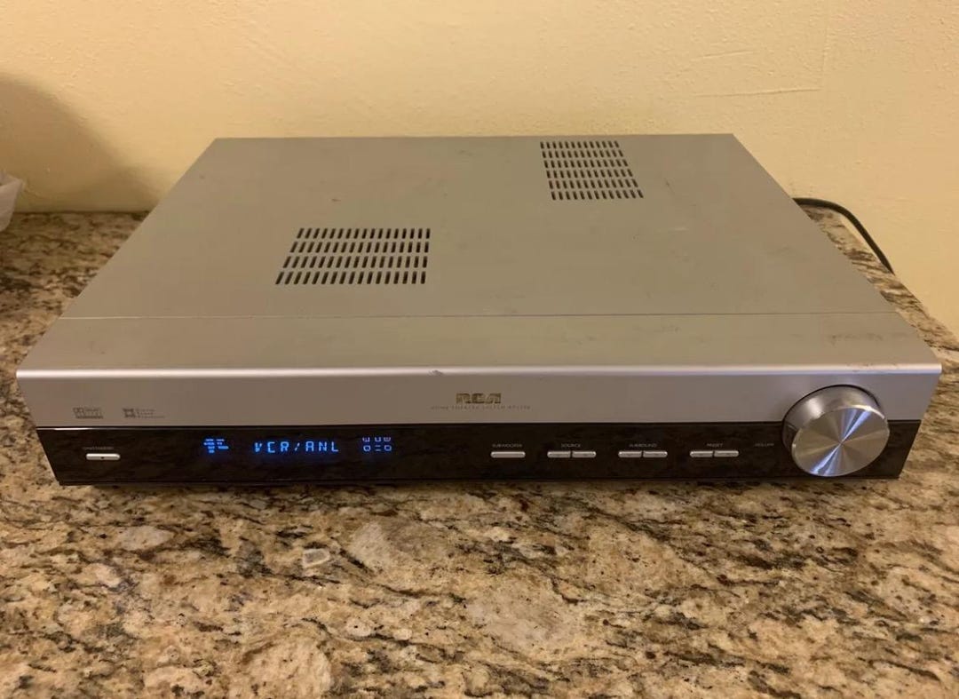 RCA Home Theater System RT2390 Audio Silver NO Remote NO Speakers ...