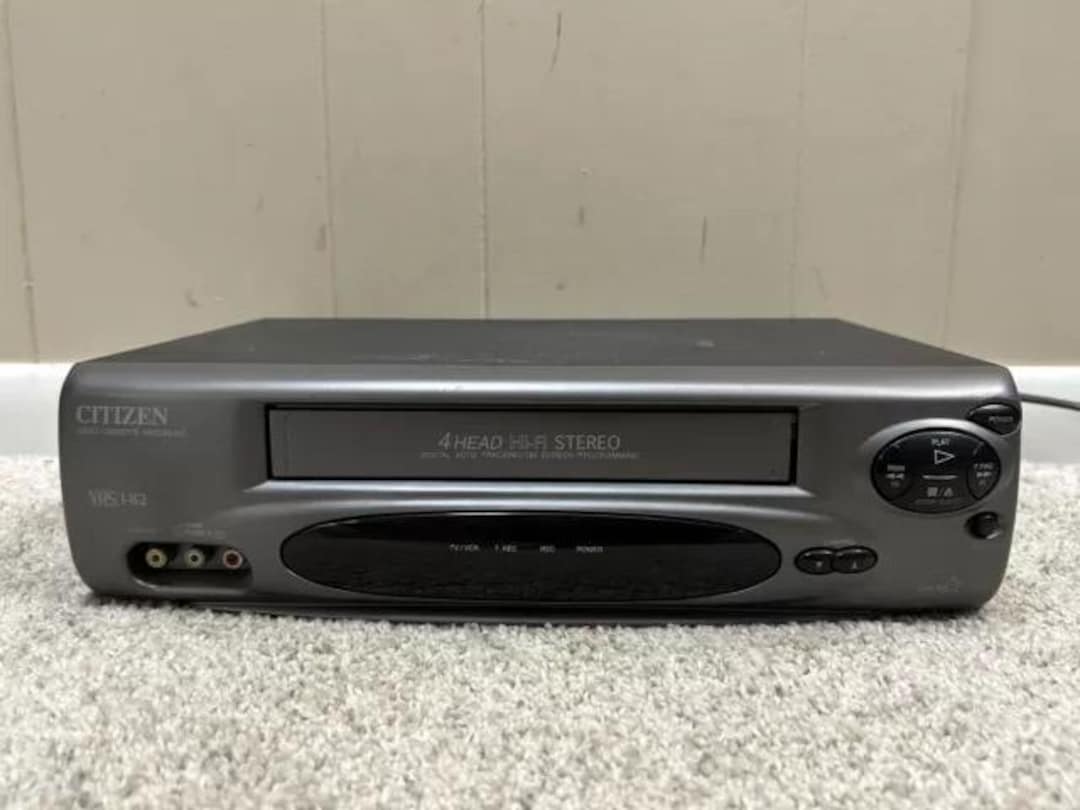 Vintage Citizen VCR VHS Player & Recorder JVHS3989B Tested Works Great ...