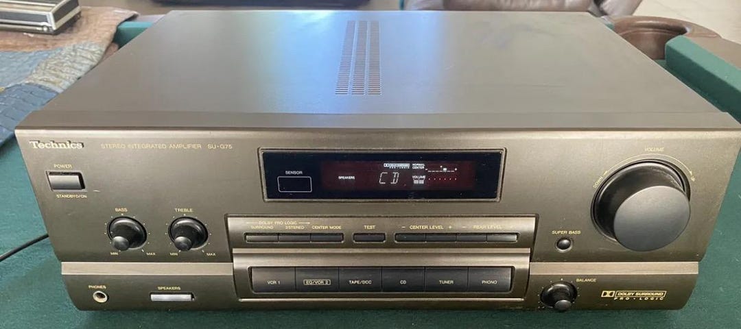 Vintage Technics Model SU-G75 Stereo Integrated Amplifier 210watts With ...