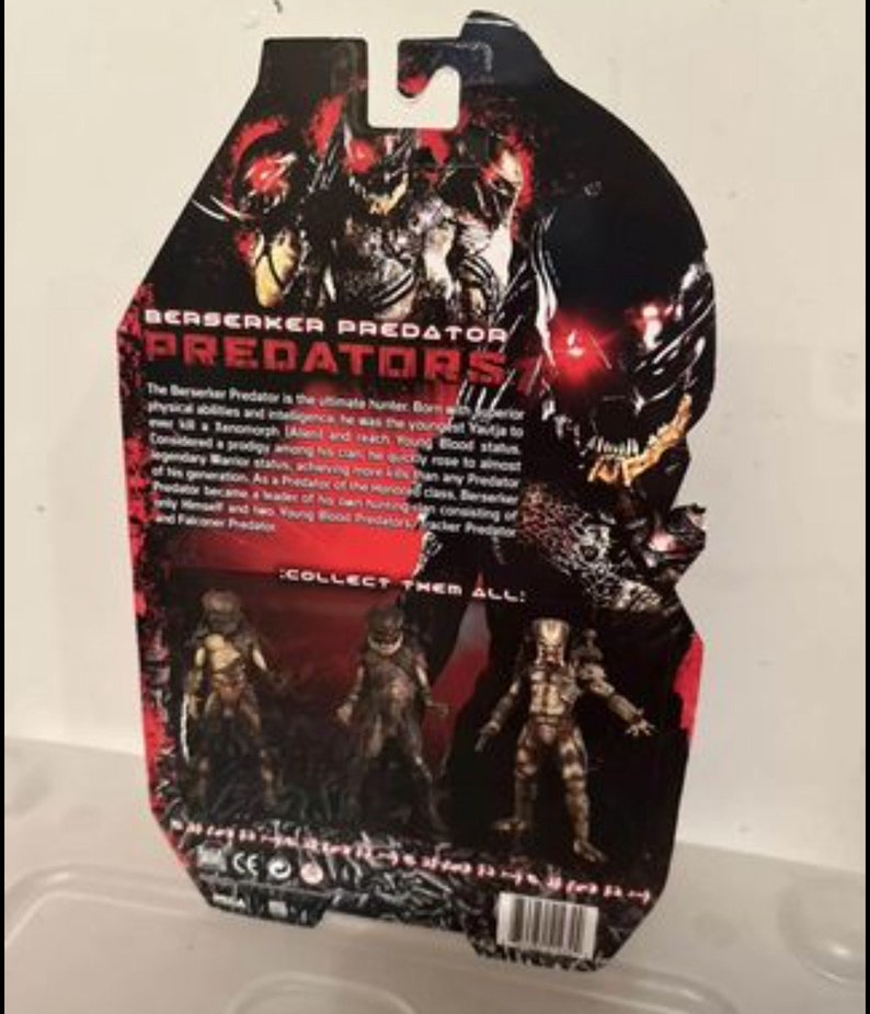 NECA Predators Cloaked Berserker Predator 7 2010 SDCC Exclusive Figure ...