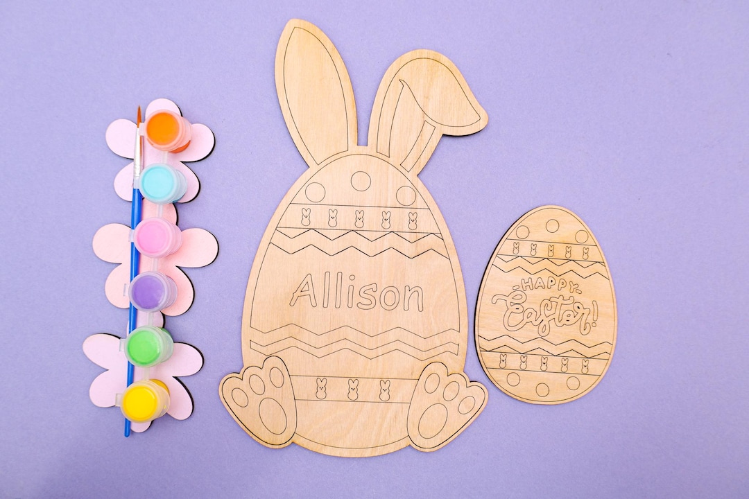 Easter Basket Filler, Custom Easter Egg Craft Kit, Easter Paint Kits ...