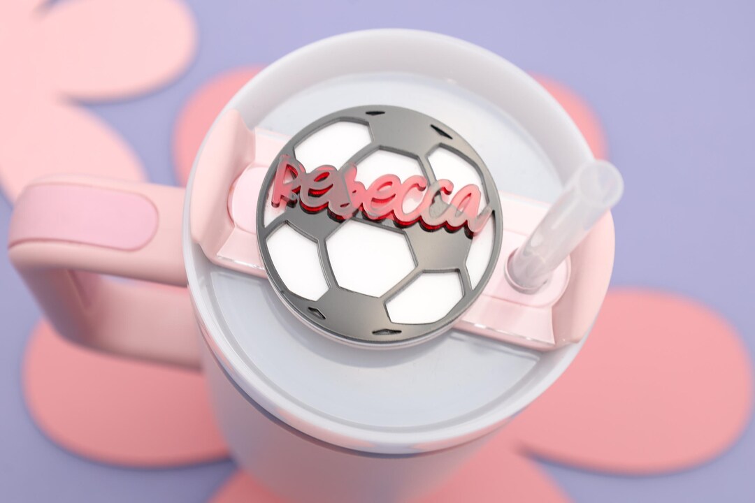 Soccer Ball Name Plate, Sports Stanley Topper, Stanley Cup Topper ...
