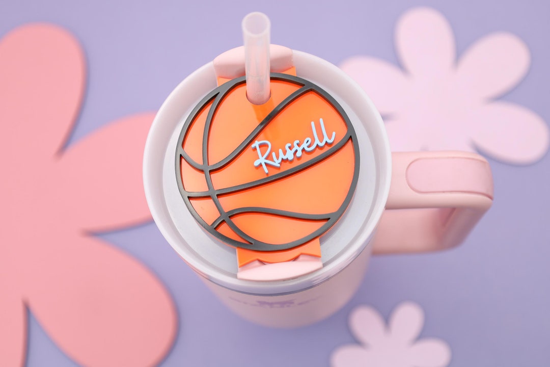 Basketball Tumbler Topper, Stanley Accessories, Stanley Basketball Tag ...