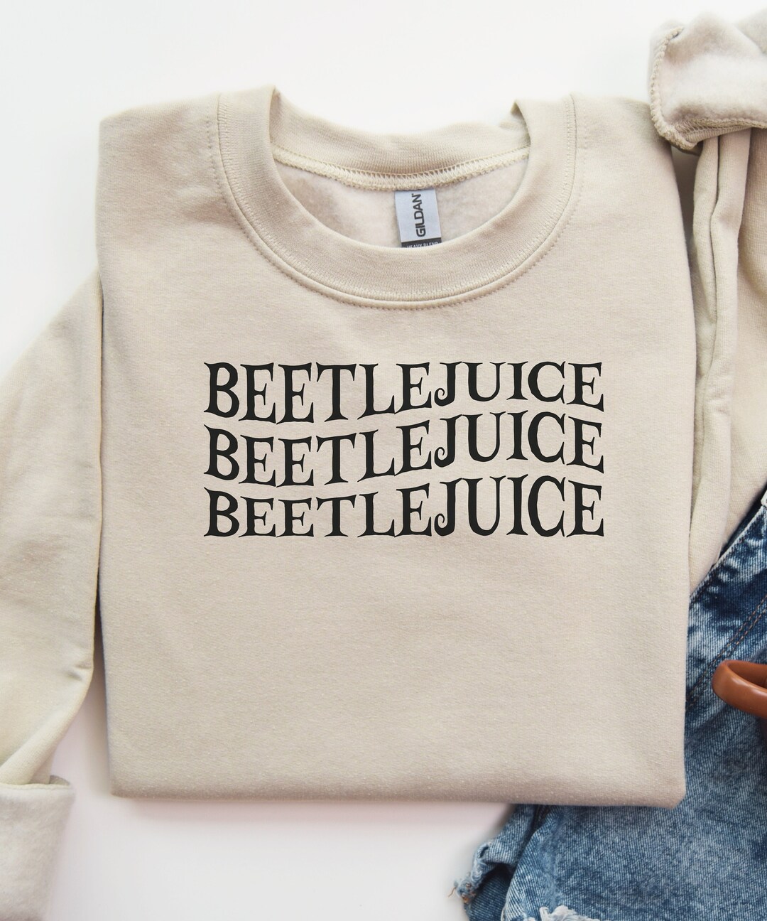 Beetlejuice Sweatshirt, the Juice is Loose, Tim Burton Inspired ...