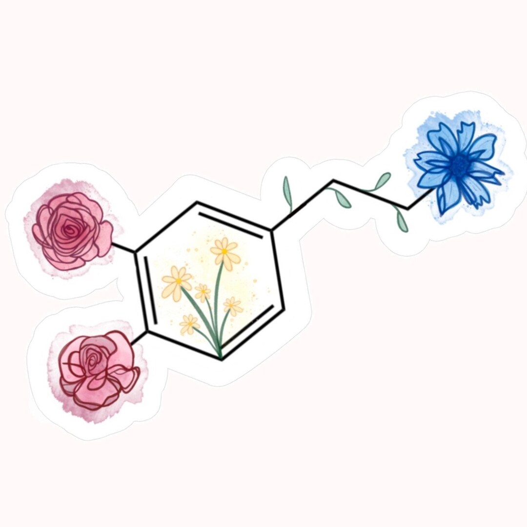 Dopamine Structure Vinyl Sticker/decal - Etsy