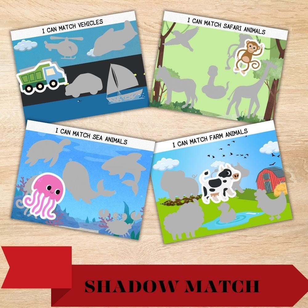 Digital Busy Book Printables for Kids Learning Binder for Toddler ...