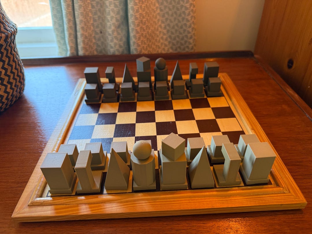 Bauhaus Chess Set V1 1922 - Josef Hartwig - Etsy