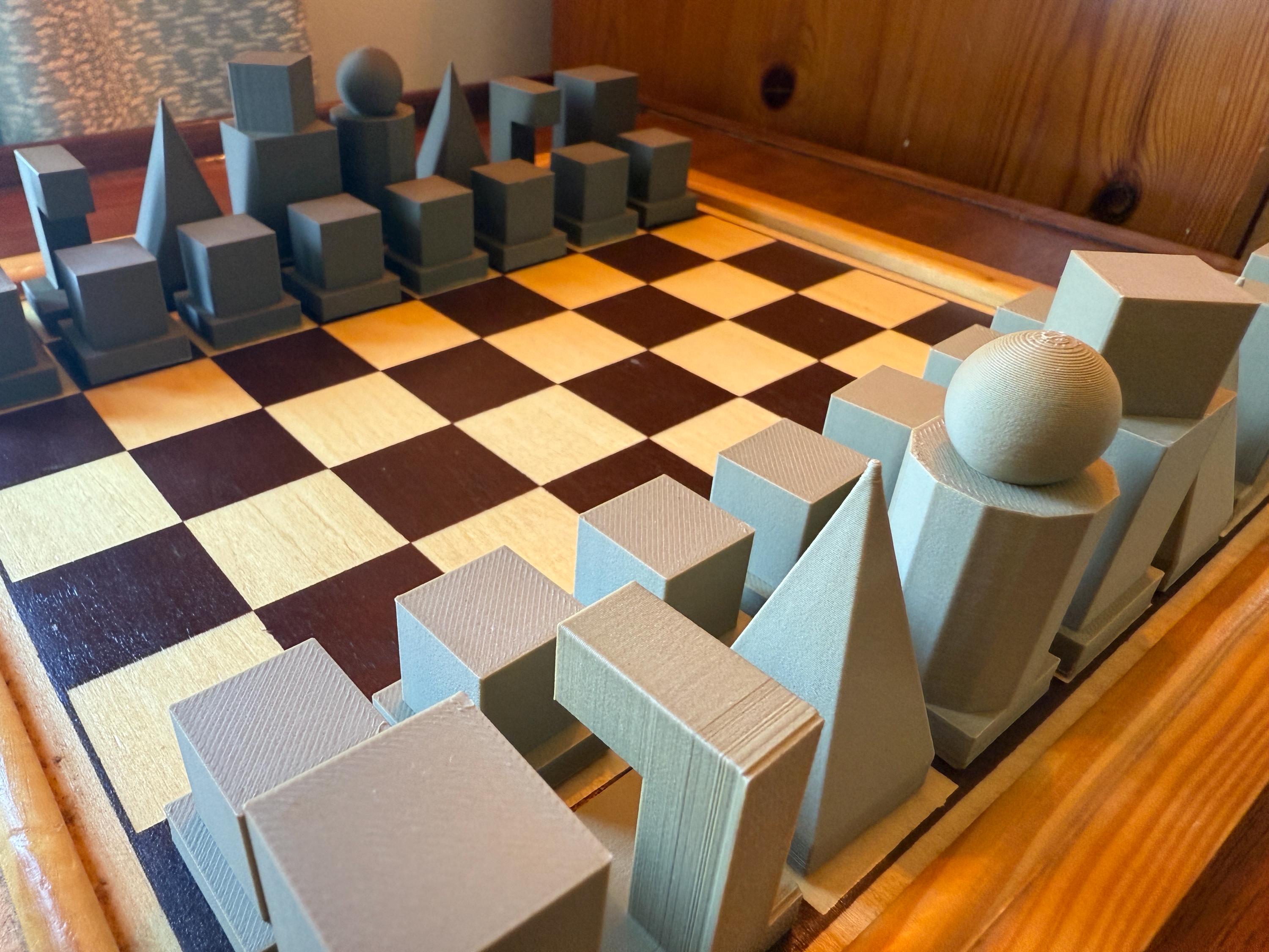 Bauhaus Chess Set V1 1922 - Josef Hartwig - Etsy