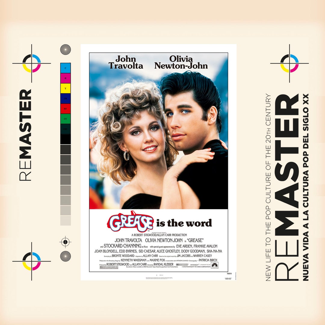 Remastered Poster grease A one Sheet 68.6x104 - Etsy
