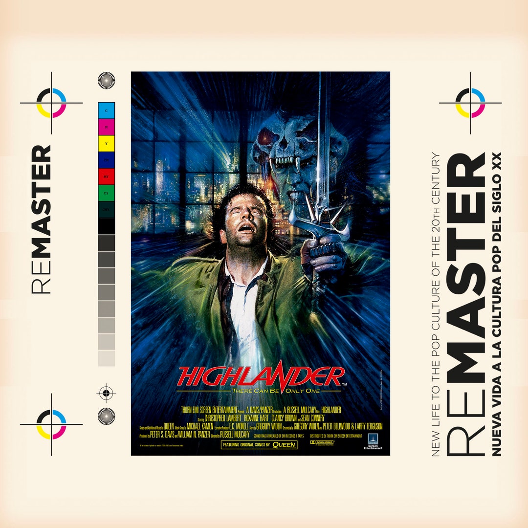 Remastered Poster the Immortals highlander various Versions - Etsy