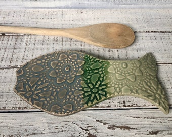 Fish spoon rest | Etsy