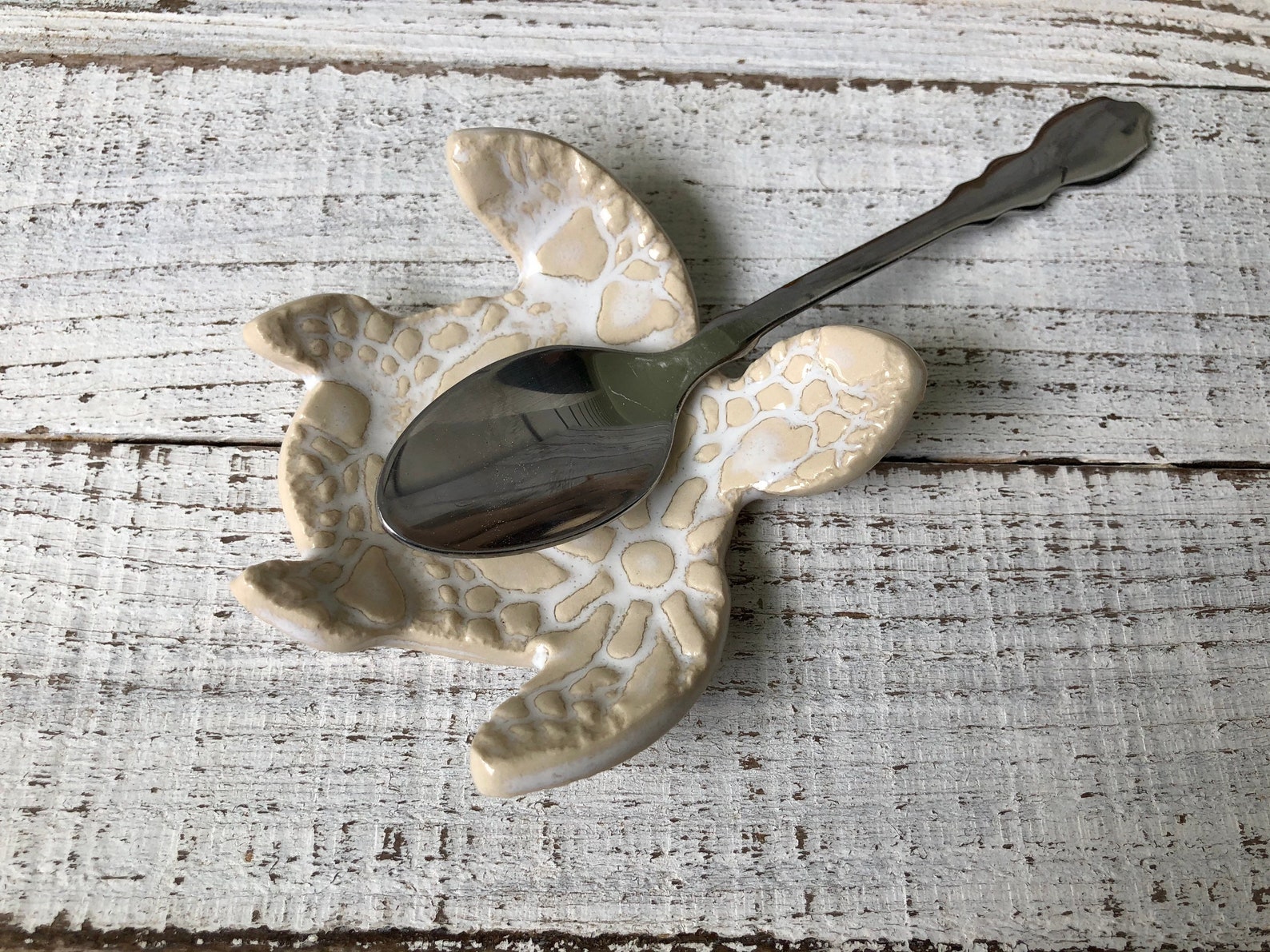 Made to Order ceramic Sea Turtle Coffee Spoon Rest Tea Bag - Etsy