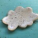 Made to Order cloud Spoon Rest Coffee Spoon Rest Pottery Jewelry Dish ...