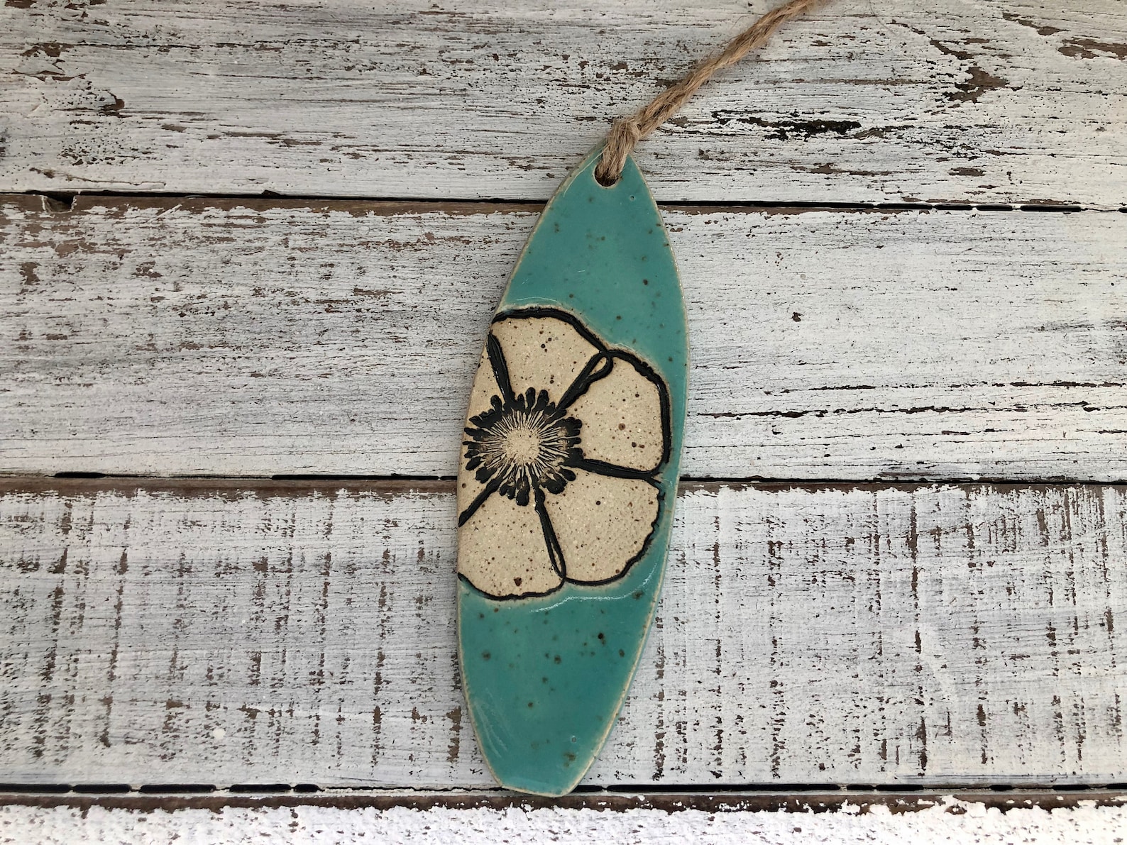Made to Order- Ceramic Surfboard With NAME - Ornament - Wall Hanging ...