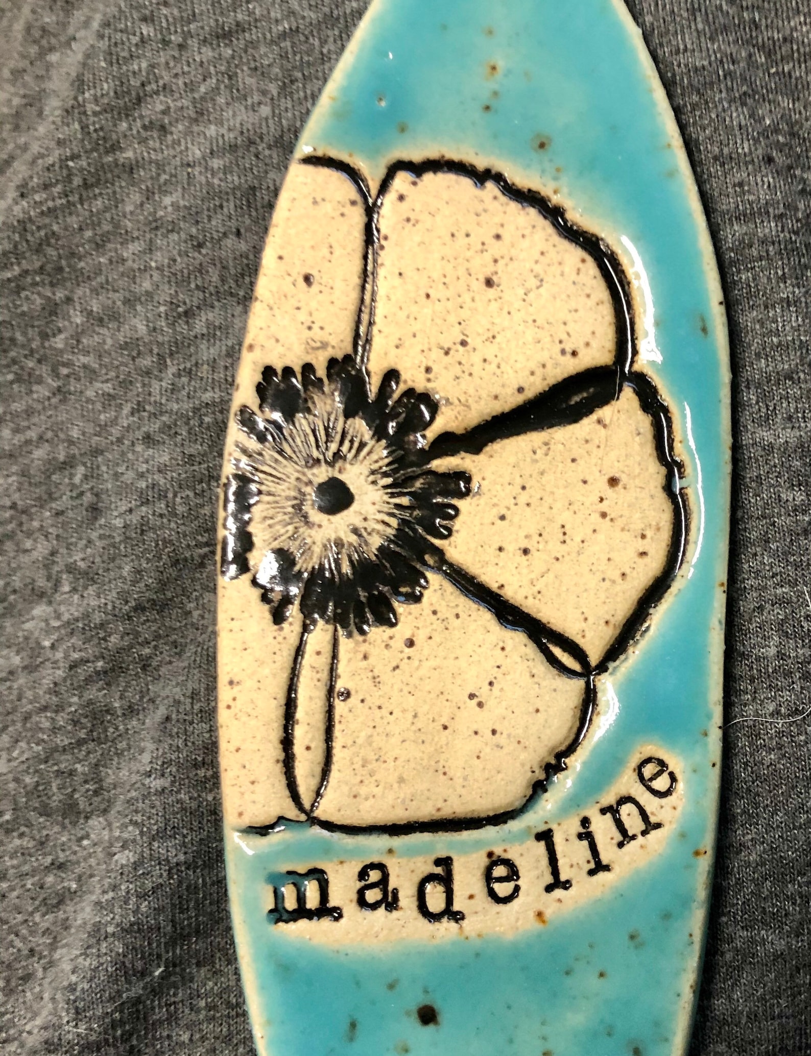 Made to Order- Ceramic Surfboard With NAME - Ornament - Wall Hanging ...