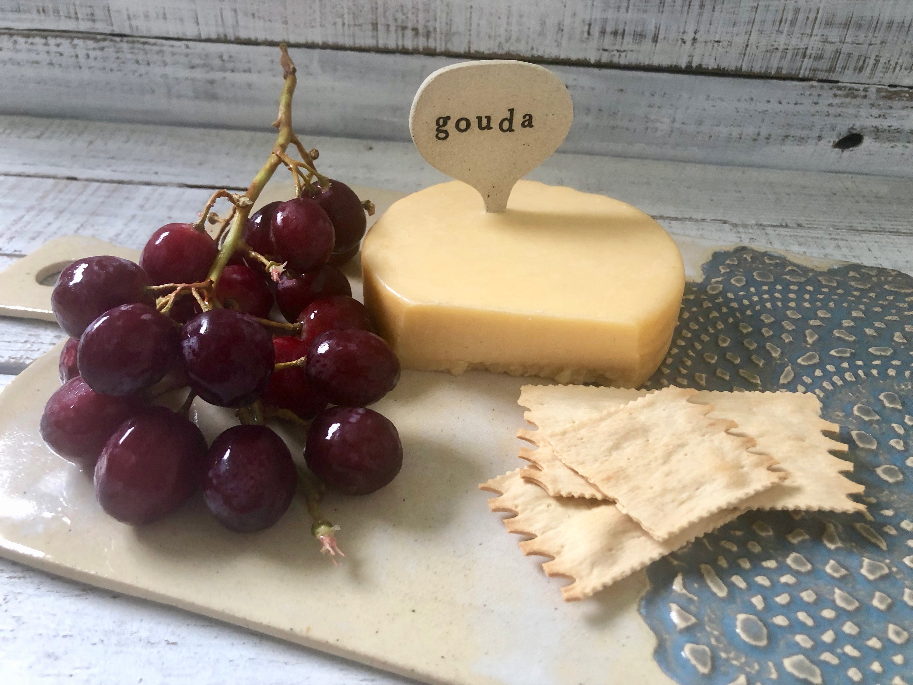 Made to Order Ceramic Cheese Marker- Handmade Stoneware Labels ...