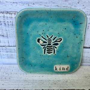 Made to Order Ceramic Bee Dish -tapas- Dessert- Jewelry -pottery- Food ...