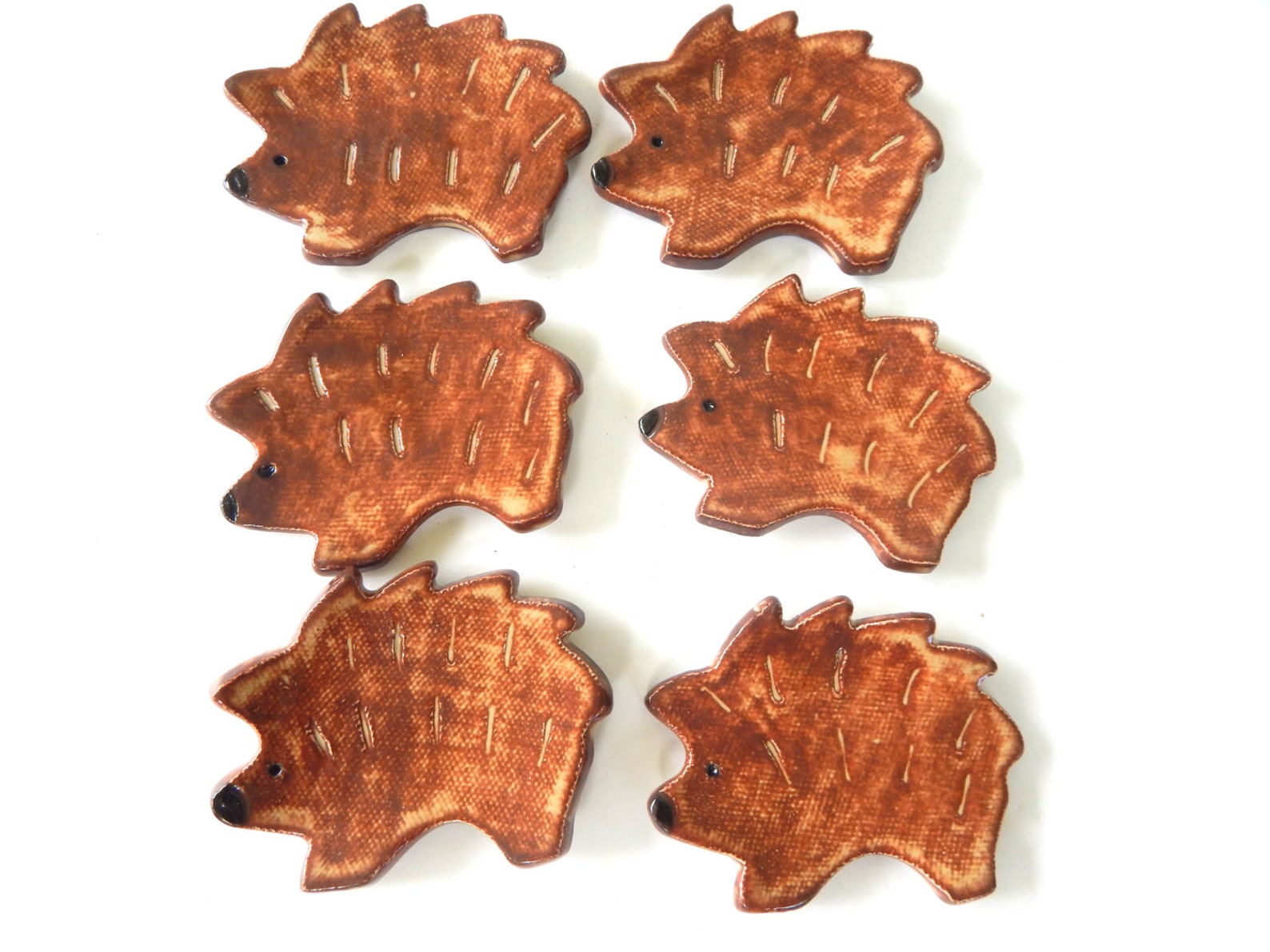 Made to Order - Hedgehogs- Coffee Spoon Rests - Hedgehog Favors ...