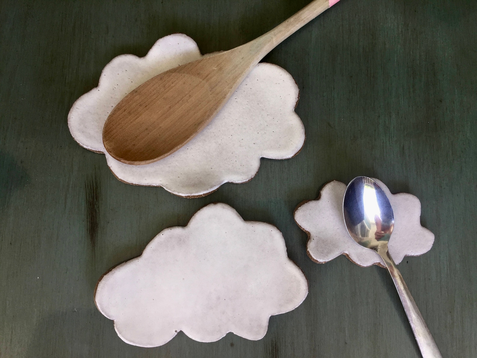 Made to Order Cloud Spoon Rest Coffee or Stove Pottery - Etsy
