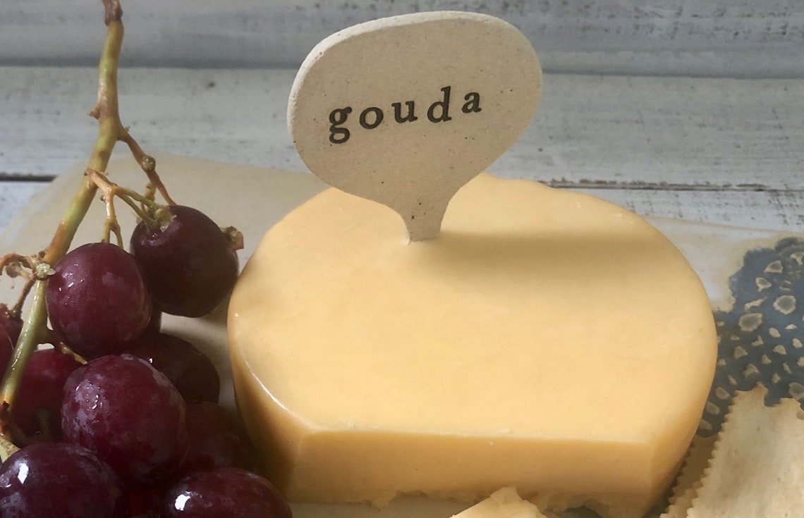 Made to Order Ceramic Cheese Marker- Handmade Stoneware Labels ...