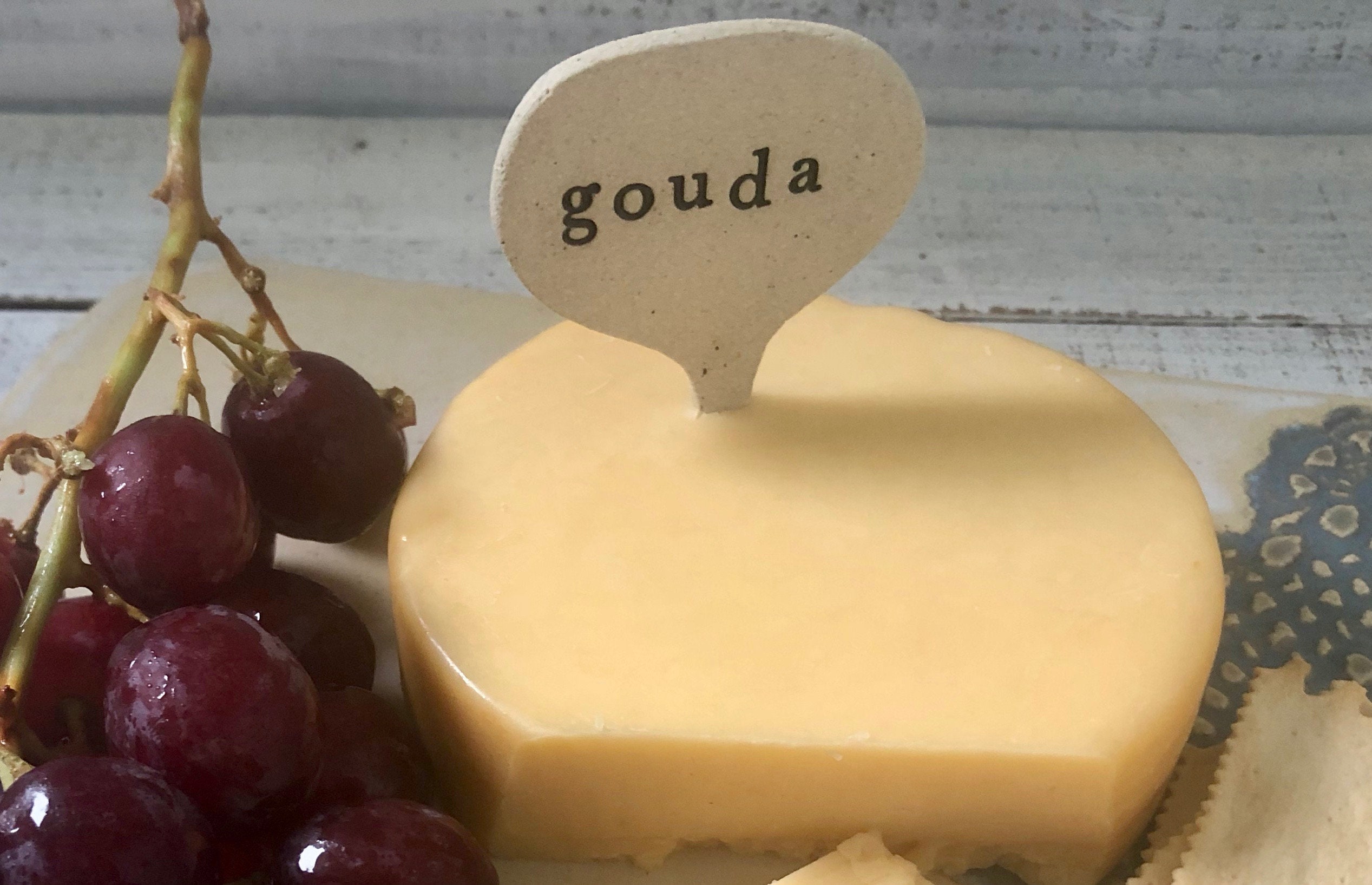 Made to Order Ceramic Cheese Marker- Handmade Stoneware Labels ...