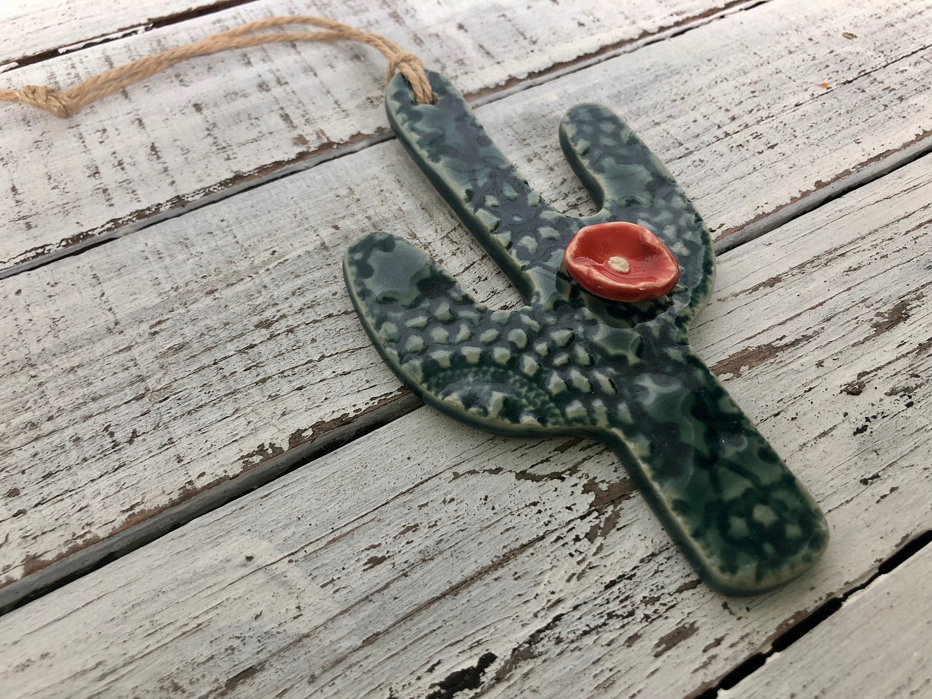 Made to Order Cactus ornament wall hanging Holiday decor | Etsy