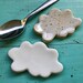 Made to Order cloud Spoon Rest Coffee Spoon Rest Pottery Jewelry Dish ...