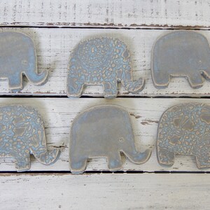 Made to Order - Elephants- Coffee Spoon Rests - Elephant Favors ...