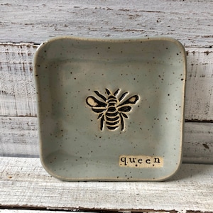Made to Order= Ceramic Bee Dish -tapas- Dessert- Jewelry- Food Prep ...