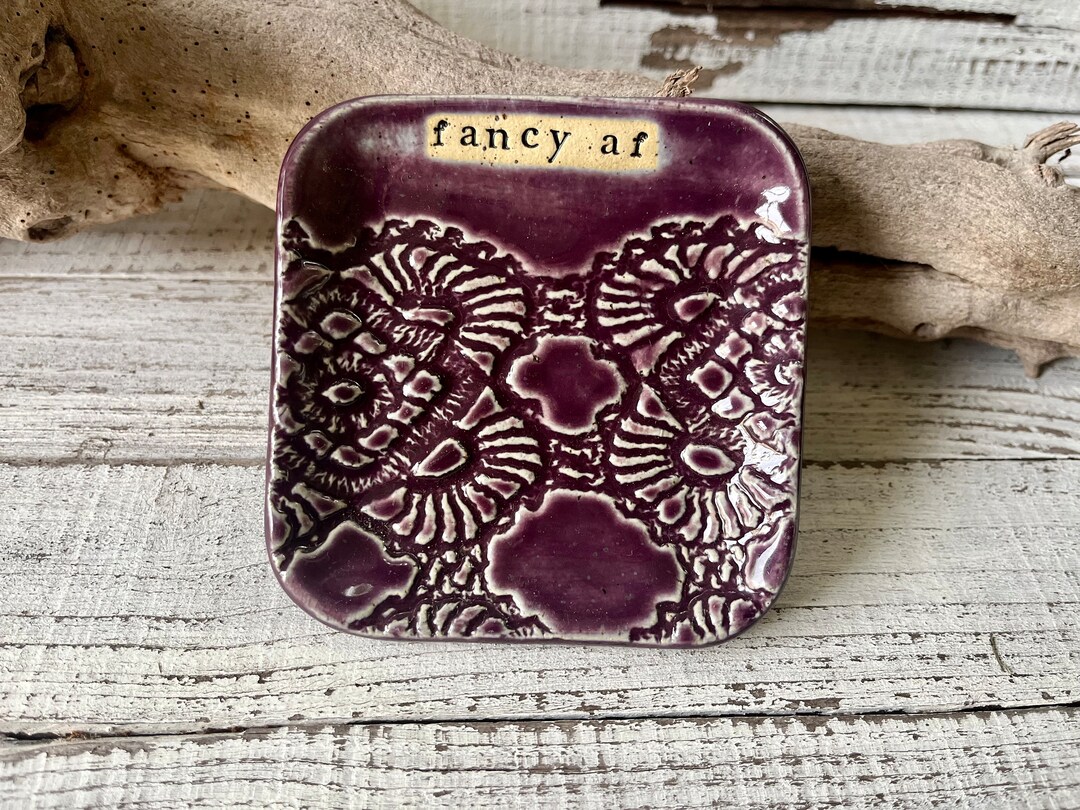 Made to Order Fancy Af-ceramic Lace Dish -tapas- Dessert -pottery- Food ...